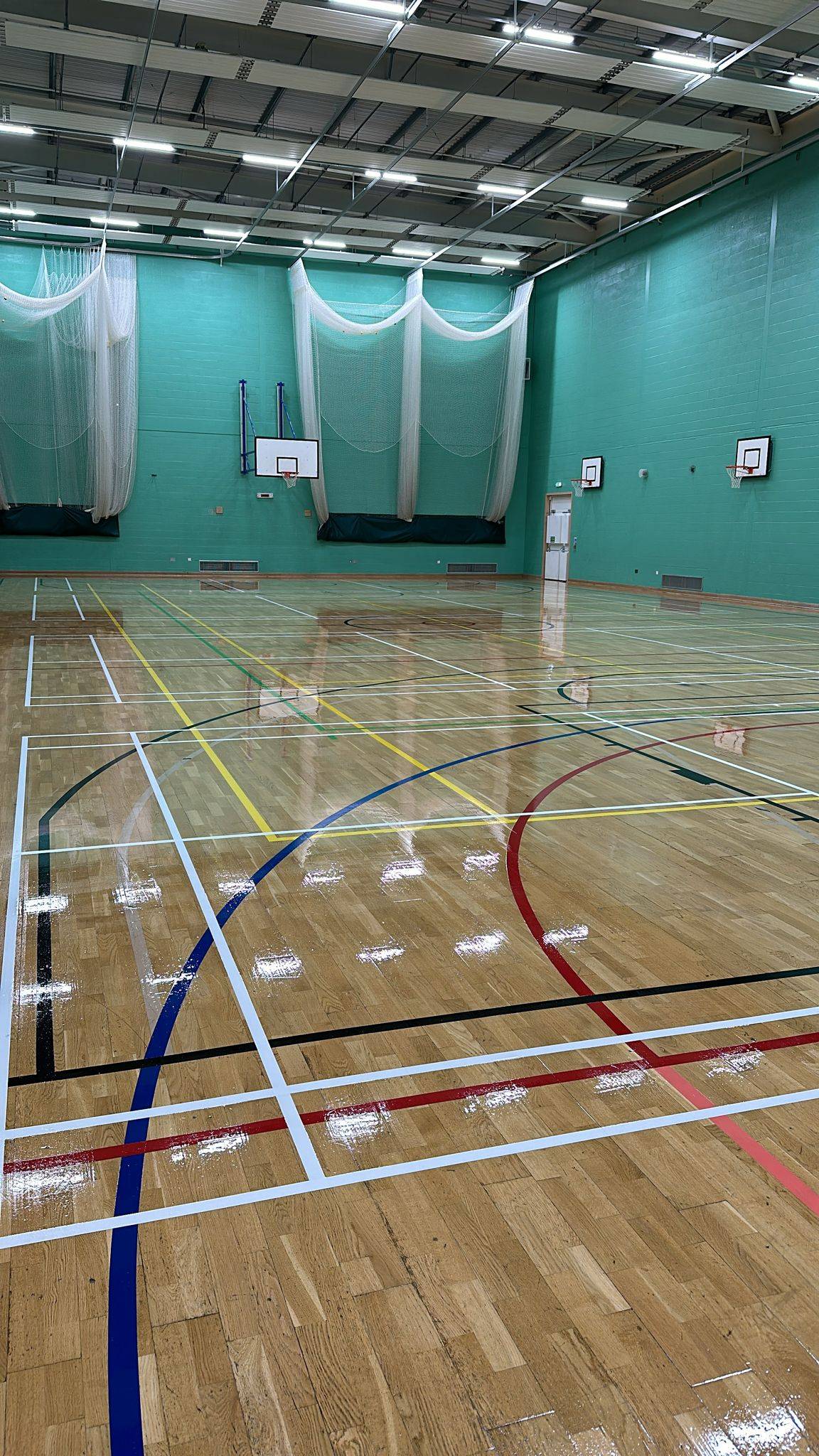 Sports Hall Floor Refurbishment in Lincoln, Lincolnshire | Courtship ...